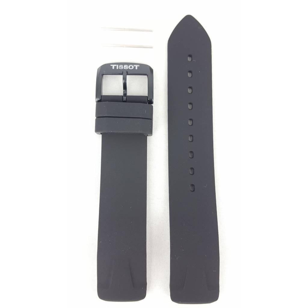 Tissot T081420A Watch Band Black Silicone 19 mm
