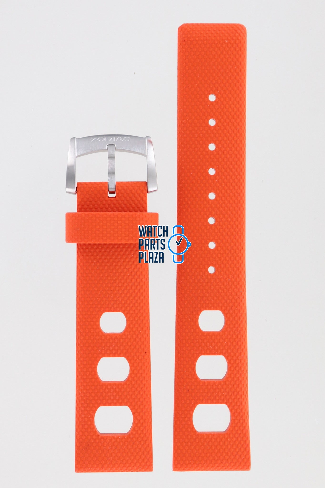 Zodiac ZO2202 Watch Band Orange Silicone 20 mm
